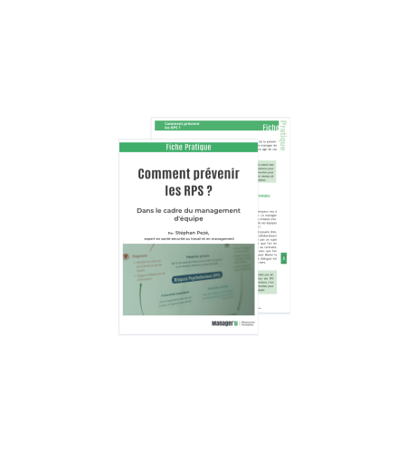 Prévenir les RPS quand on est manage une équipe [Fiche pratique]