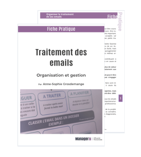 Traitement des emails : fiche pratique pdf à télécharger