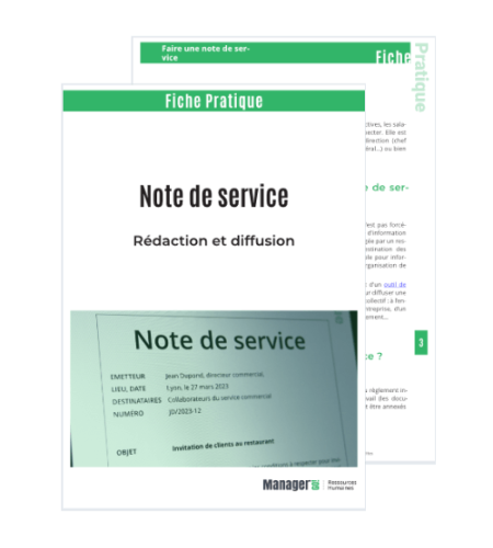 Note De Service Exemple Note D'information : Conseils Rédaction Et