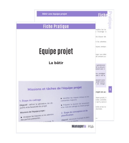 Constituer une équipe projet efficace – Fiche pratique PDF