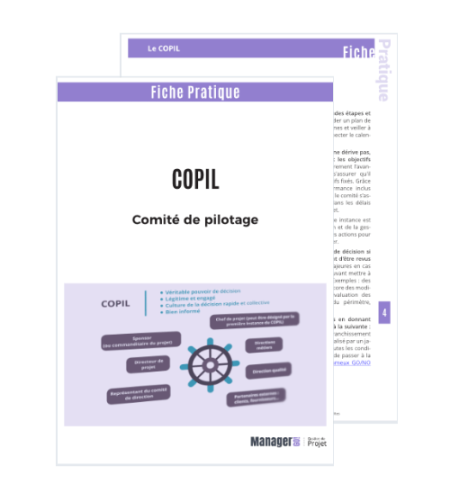 Le comité de pilotage de projet ou COPIL - Fiche PDF